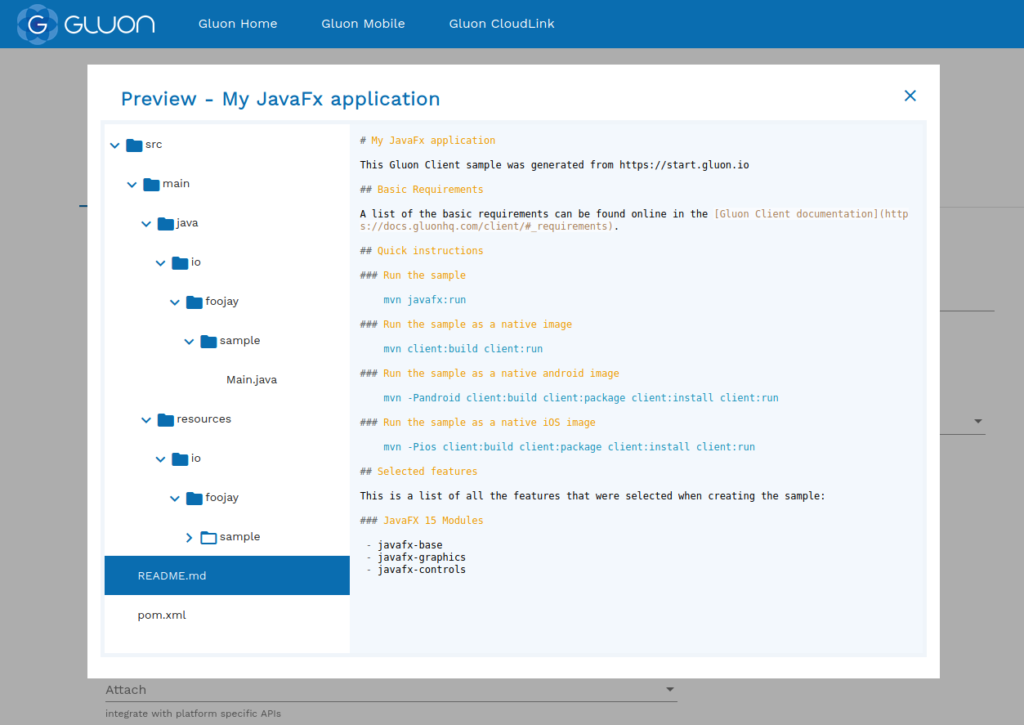 Starting a JavaFX Project with Gluon Tools | foojay