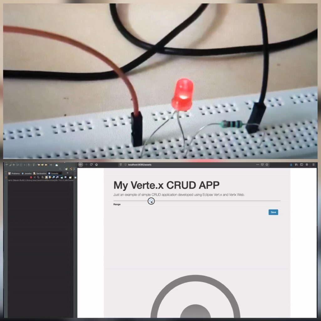 Vert.x Example on the Raspberry Pi with a Virtual Potentiometer | foojay