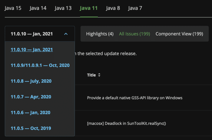 Preview of January 2021 OpenJDK Update Release | foojay