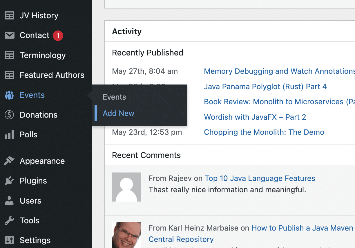 How to Add an Event to the Foojay Event Calendar | Foojay.io Today