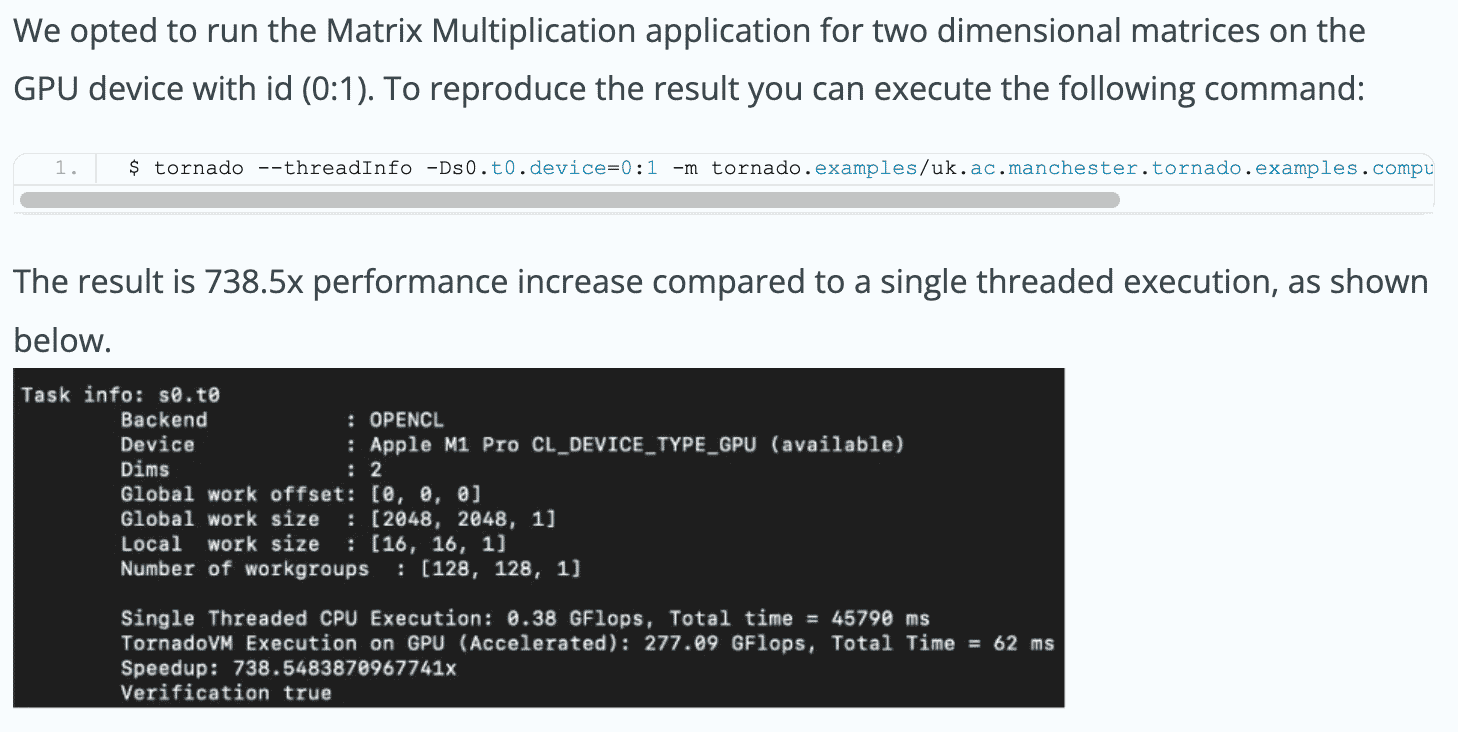 A Flavour of TornadoVM on Apple M1 Pro | Foojay.io Today