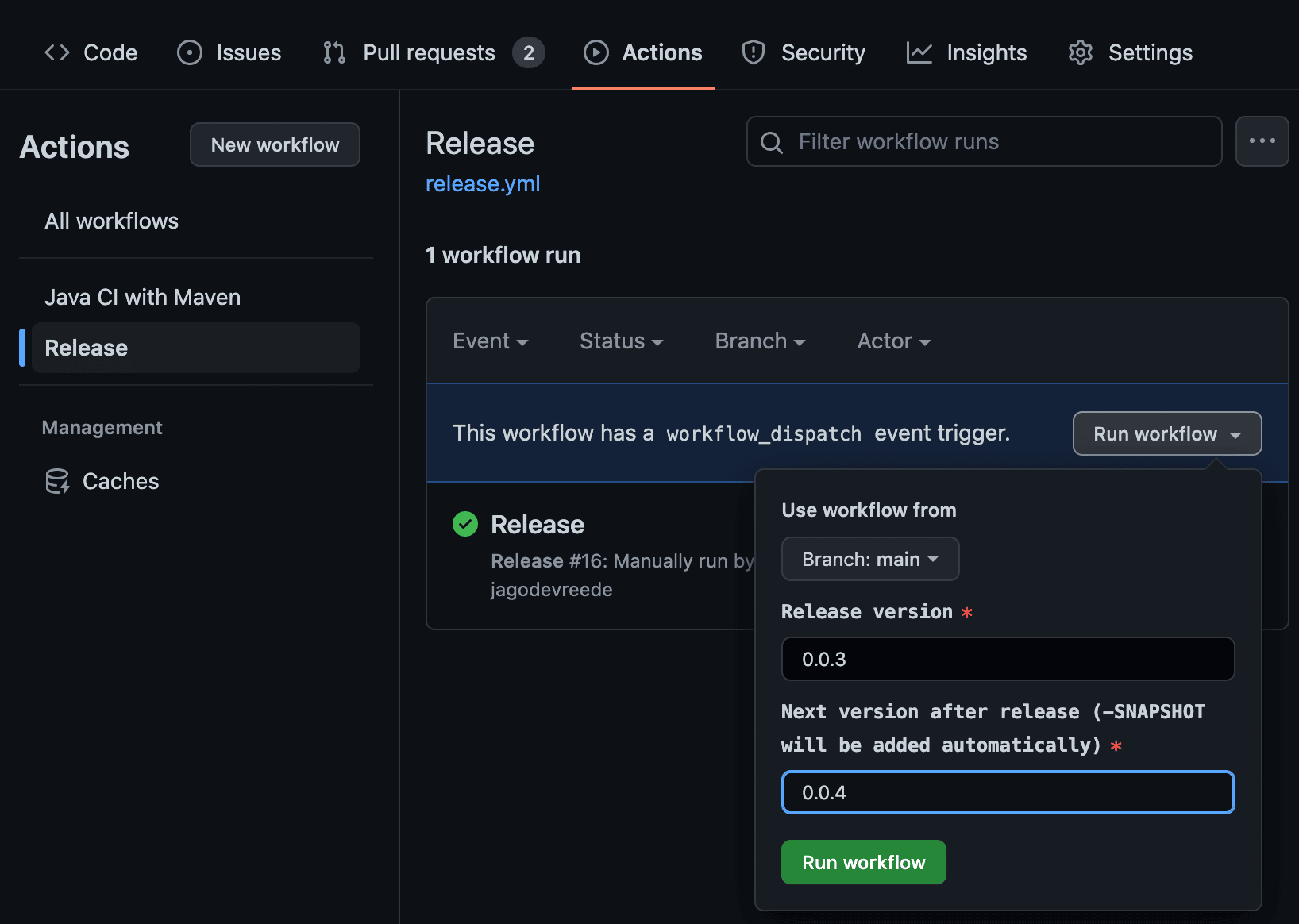 Release with JReleaser to Maven Central with GitHub Actions