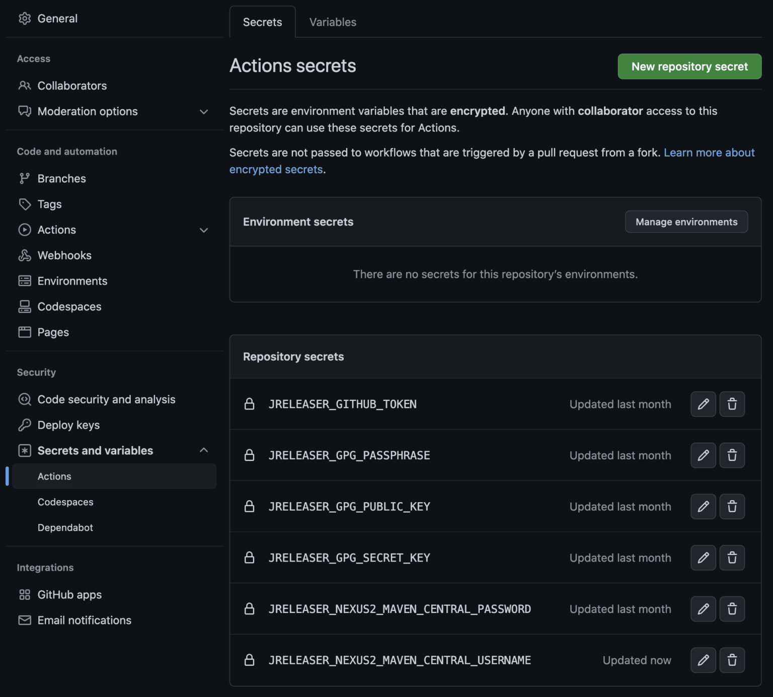 Release with JReleaser to Maven Central with GitHub Actions