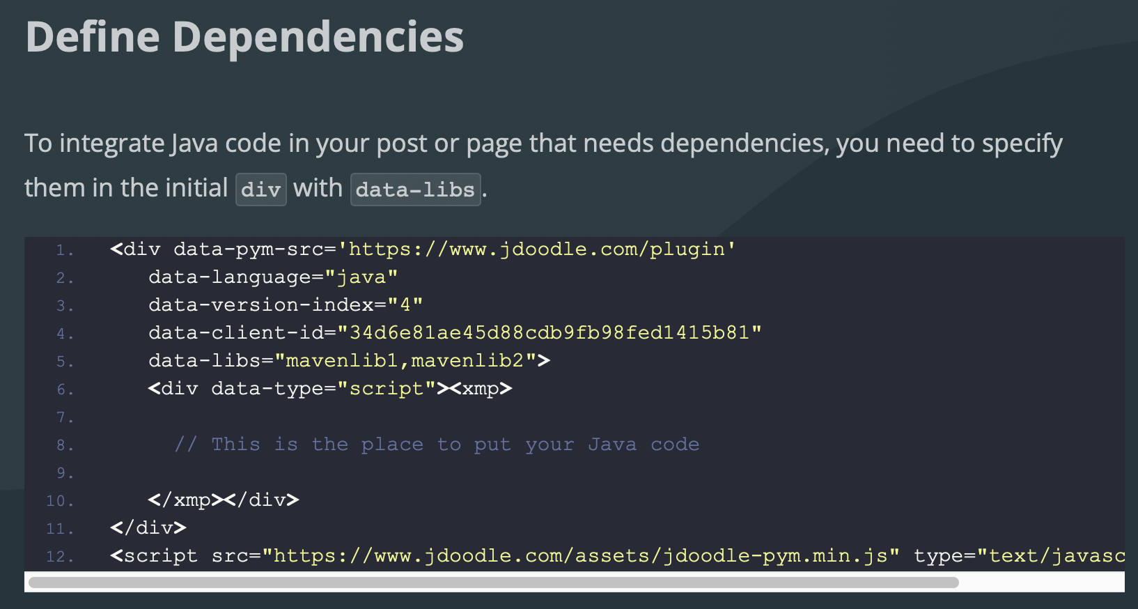 Integrate Executable Java Code In Your Blog Posts Part 2 How To Use Dependencies 