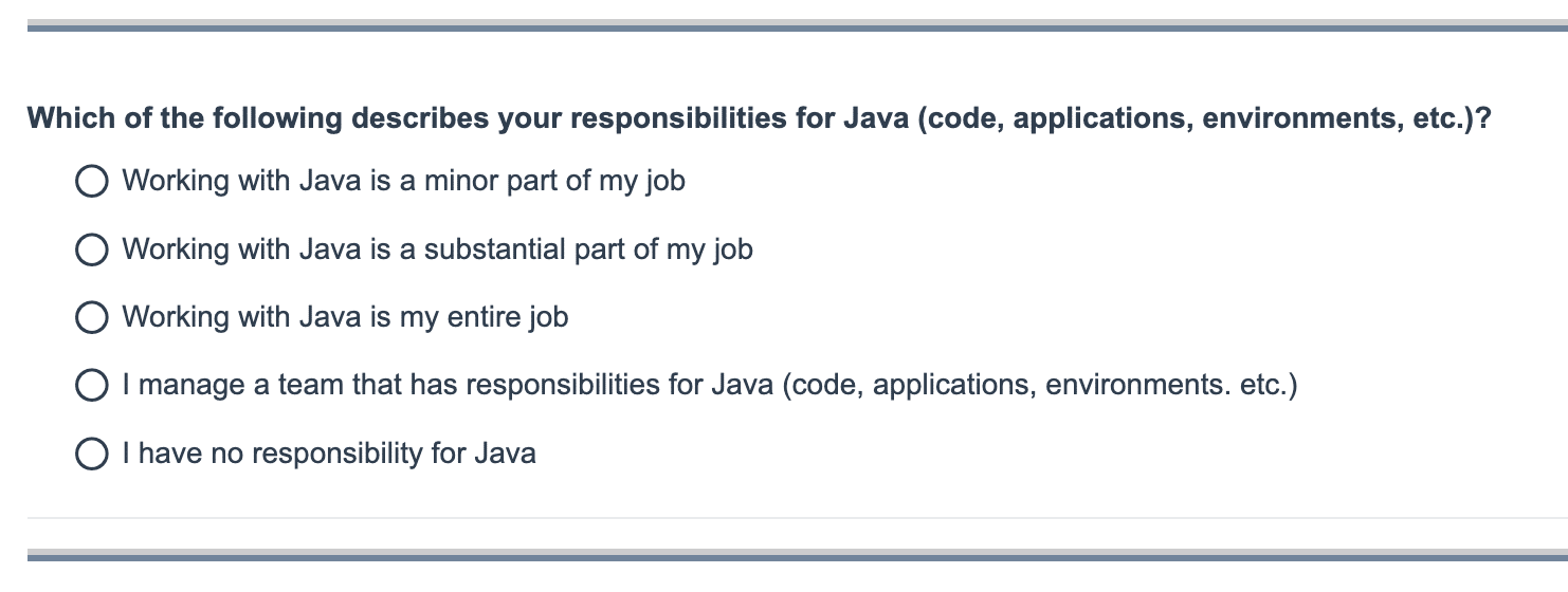 Take the State of Java 2025 Survey
